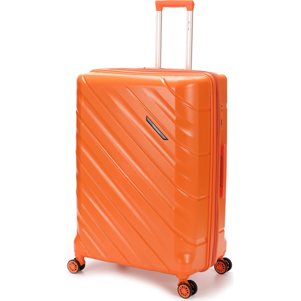 Чемодан Torber В Отпуск, оранжевый, полипропилен, 54.5x33.5x79 см, 135 ...