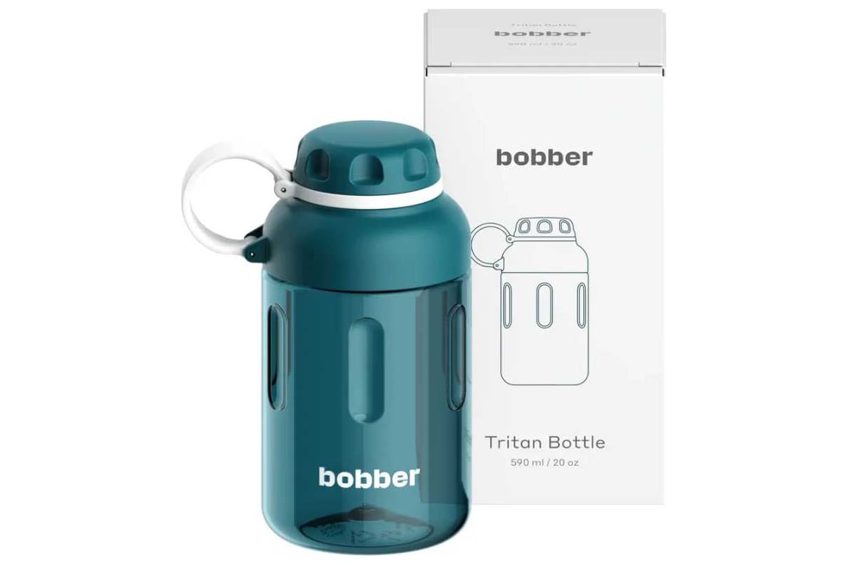 Бутылка питьевая бытовая BOBBER 0.59 л Tritan Bottle-590 Deep Teal ...