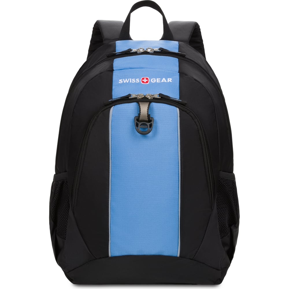 Рюкзак Swissgear, чёрный/голубой, 32х14х45 см, 20 л, SA17222315 ...