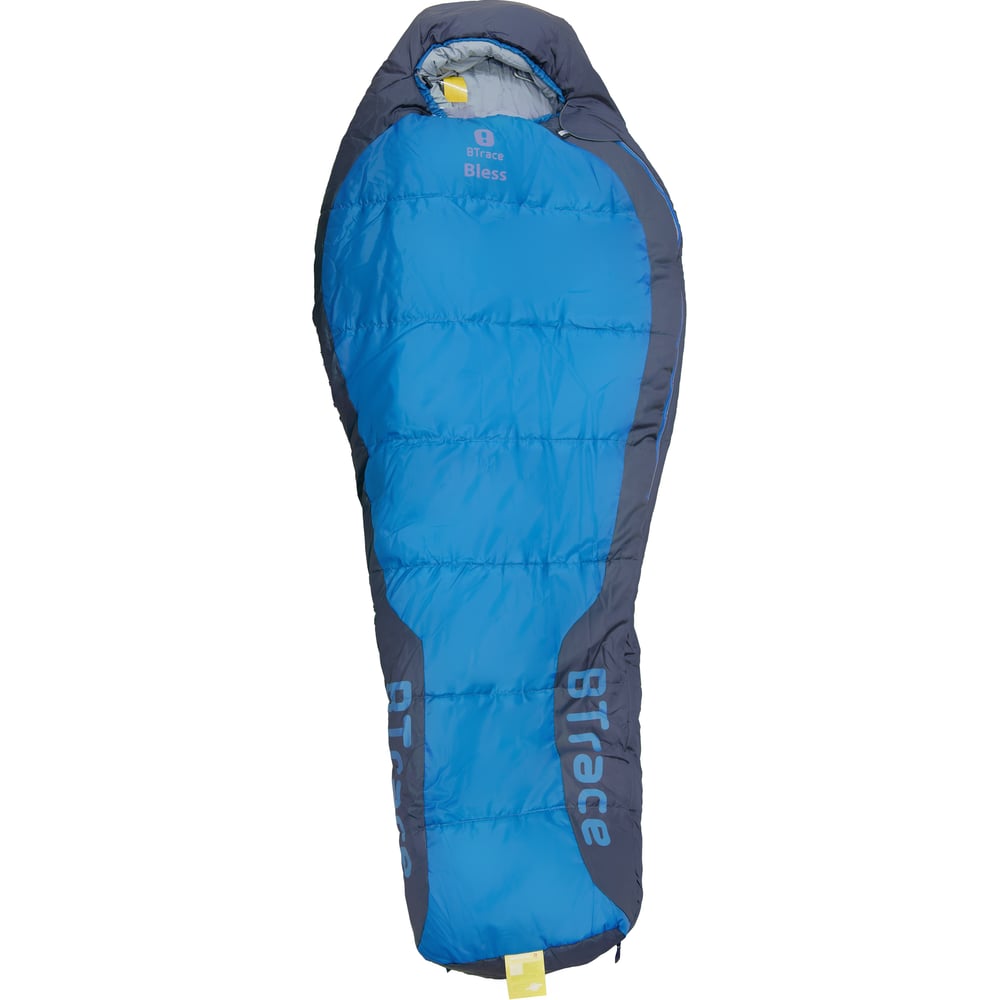 Спальный мешок Btrace Bless L size левый, серый/синий S0578 - выгодная цена, отзывы ...