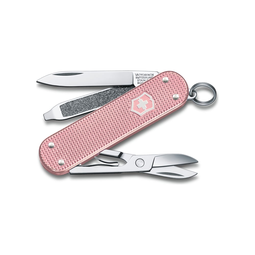 Нож-брелок Victorinox Classic SD Alox Colors Cotton Candy 58 мм, 5 ...
