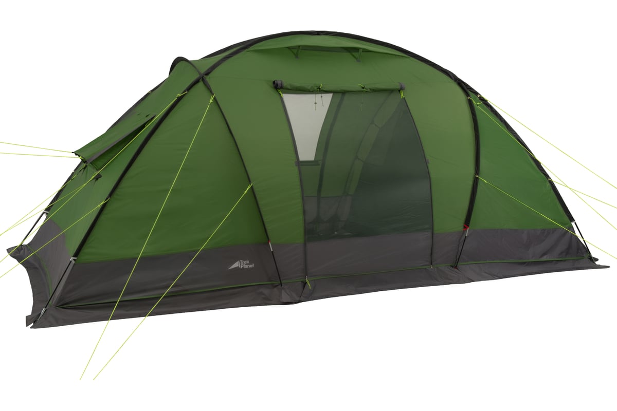 Четырехместная палатка TREK PLANET Trento 4, зеленый 70228 - выгодная ...