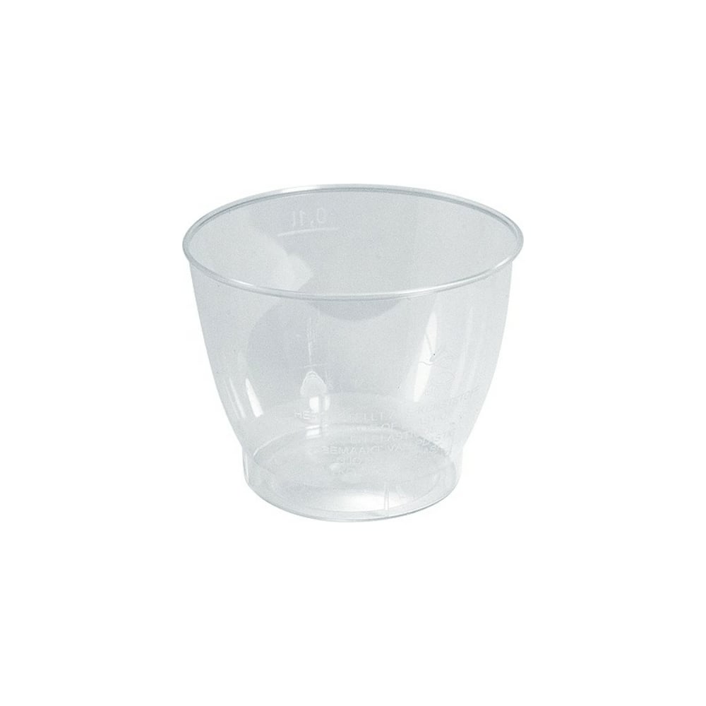 Пластиковый стакан PAPSTAR 100 мл, D68 мм, прозрачный 1/15/225 PS-12144 ...