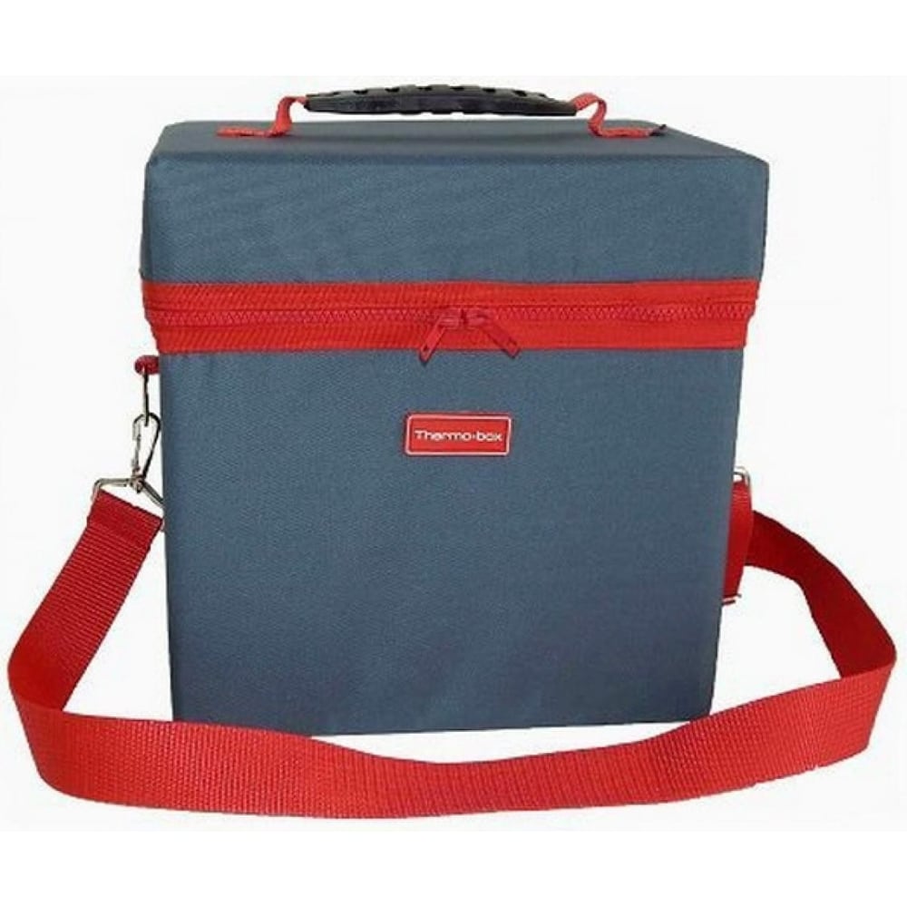 Термосумка A&P Thermo-box Термо-бокс, L, маренго с красной окантовкой ...