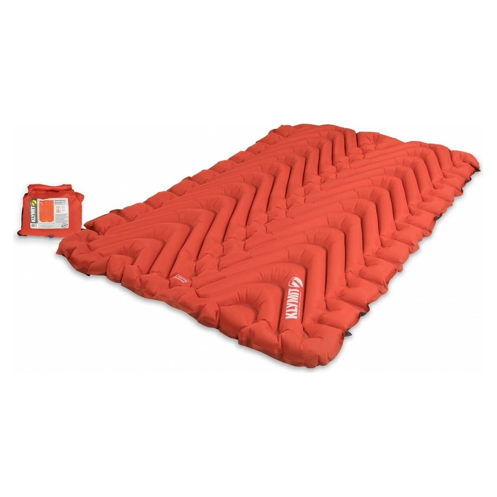 Надувной коврик Klymit Insulated Double V, оранжевый 06IDOR02E ...