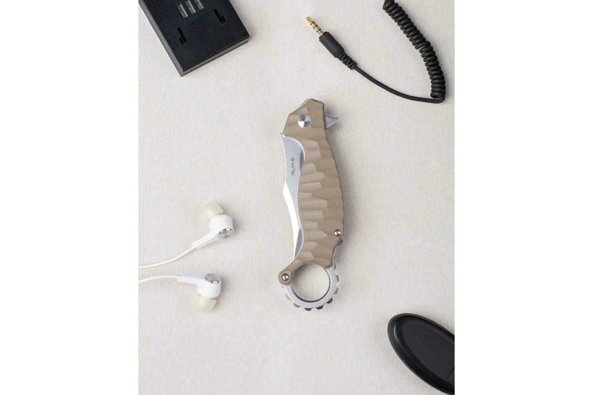 Нож Ruike P881-W, серый P881-W - выгодная цена, отзывы, характеристики, фото - купить в Москве и РФ