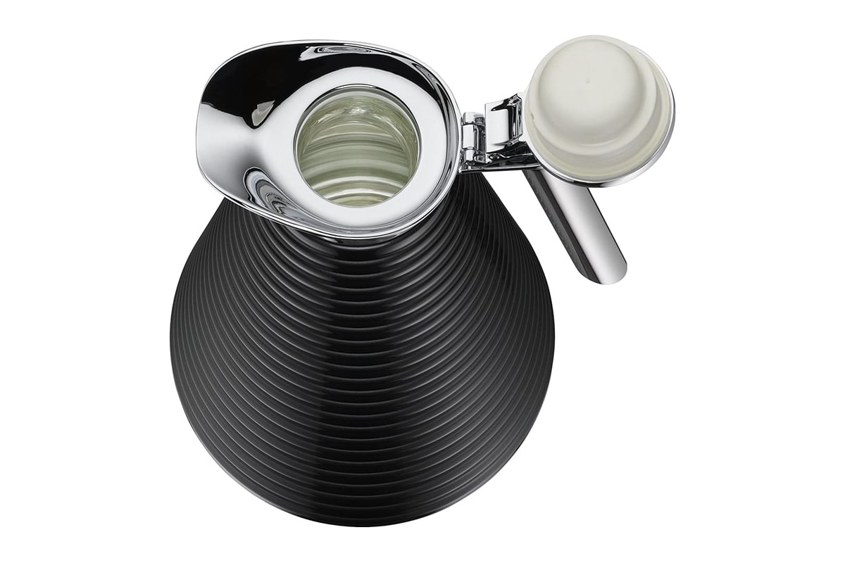 Вакуумный термокувшин со стеклянной колбой Alfi Achat Midnight black 1L ...