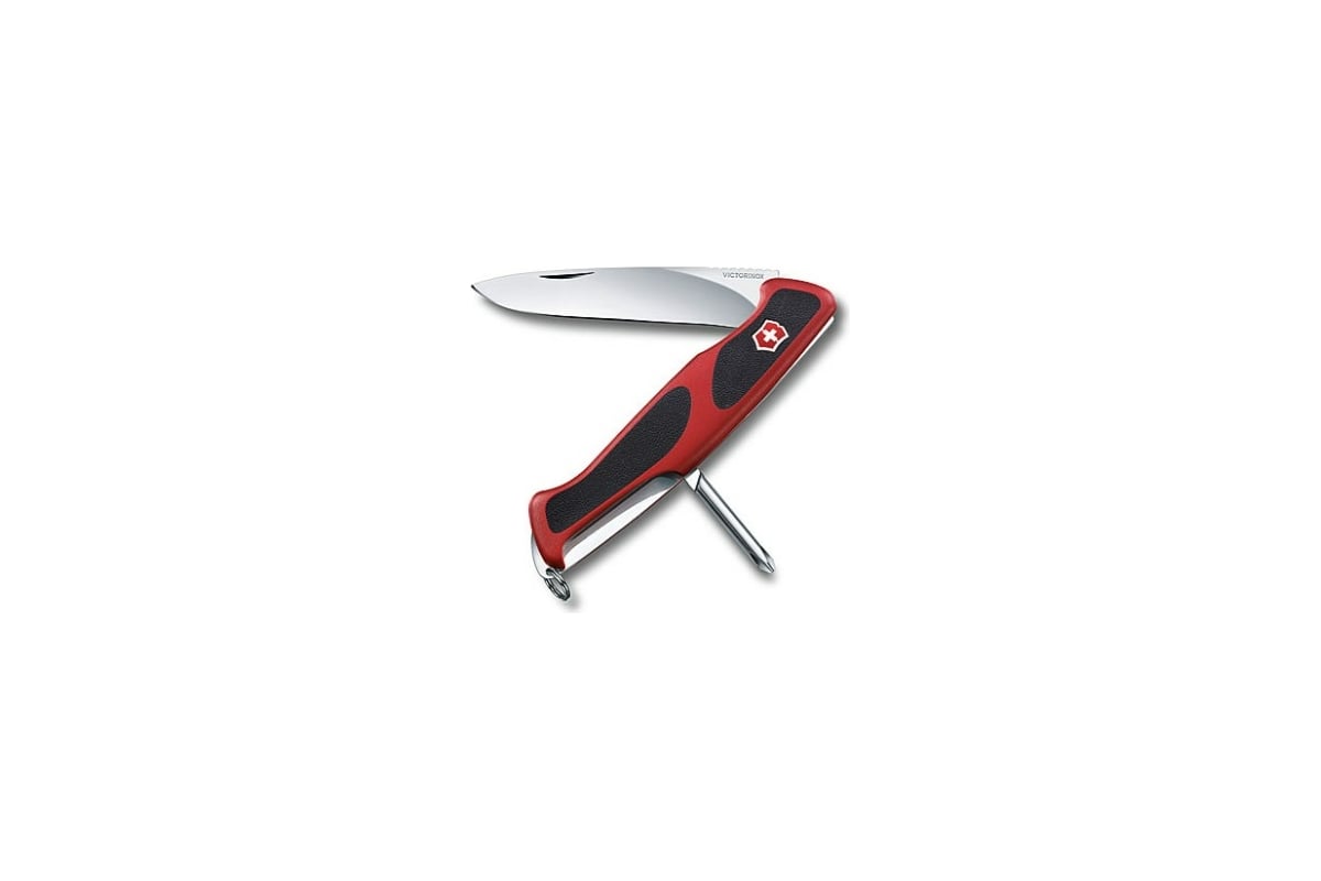 Нож Victorinox RangerGrip 53 0.9623.C 130 мм, 5 функций, красный ...