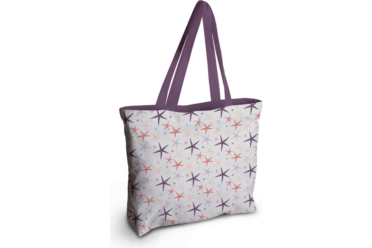 Женская спортивная пляжная сумка JOYARTY Звезды морские, текстильная, на молнии, 49x36 см bsz ...