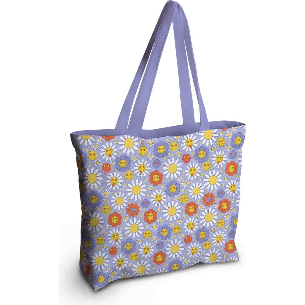 Женская спортивная пляжная сумка JOYARTY Влюбленные цветы, текстильная, на молнии, 49x36 см bsz ...