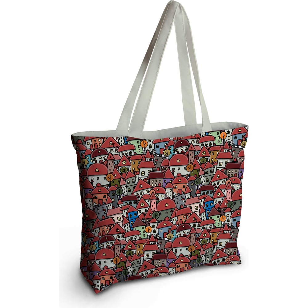 Женская спортивная пляжная сумка JOYARTY Санта Барбара, текстильная, на молнии, 49x36 см bsz ...