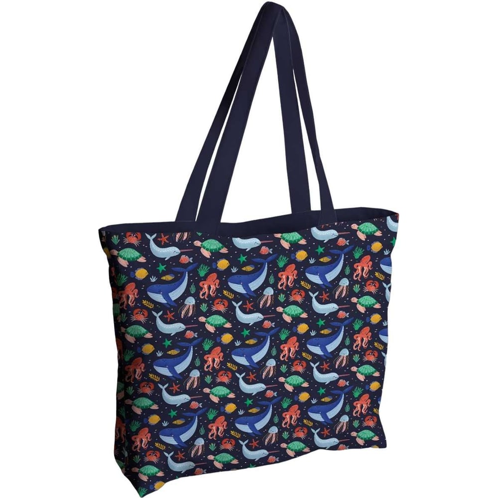 Женская спортивная пляжная сумка JOYARTY Морская братва, текстильная, на молнии, 49x36 см bsz ...