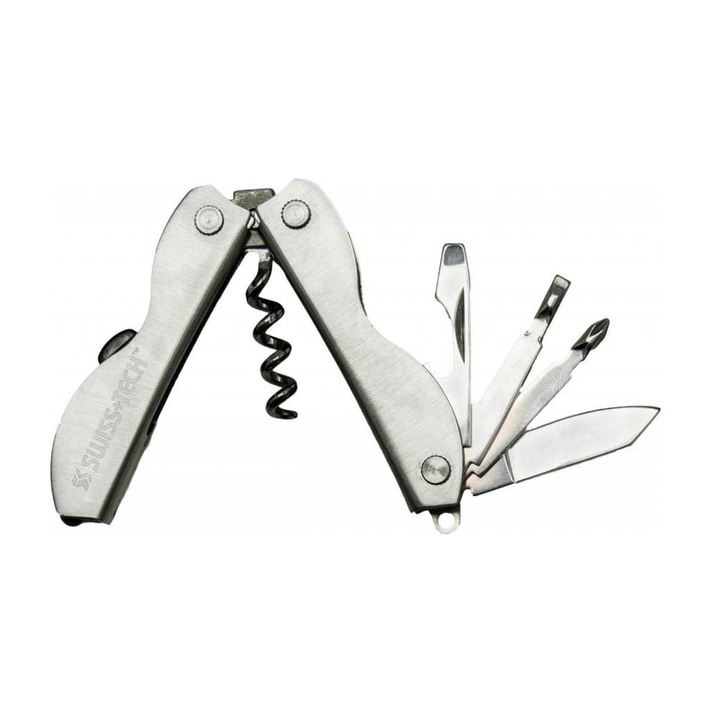 Мультиинструмент Silver Swiss+Tech Vintage Corkscrew Tool 8-in-1 ...