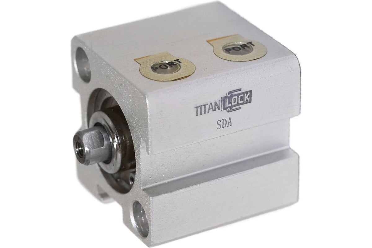 Компактный пневмоцилиндр TITAN LOCK серии SDA 50x50 TLP-PC50X50SDA ...