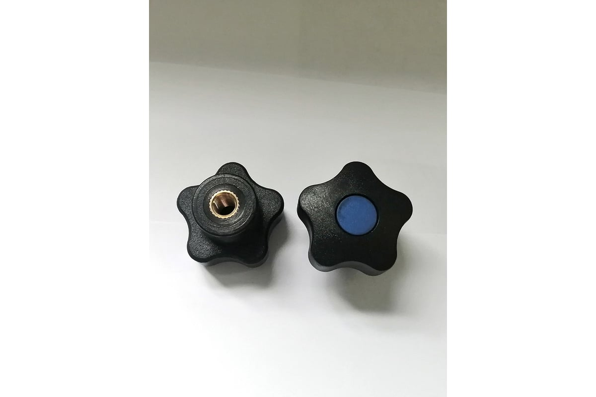 Лепестковая ручка UnitMC с вставками синего цвета M8 100208 M8x40 - выгодная цена, отзывы ...