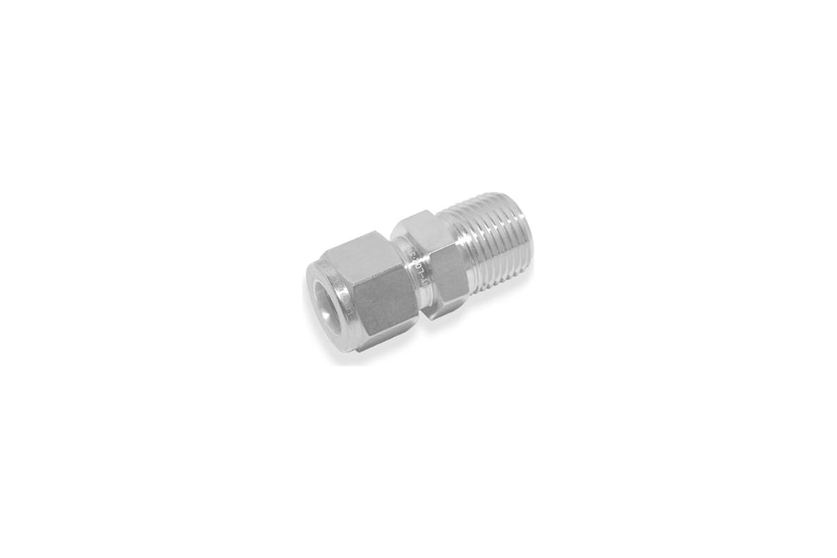 Штуцер с наружной резьбой из латуни Hy-Lok o.d. 8мм - npt 1/4 CMC-8M-4N ...