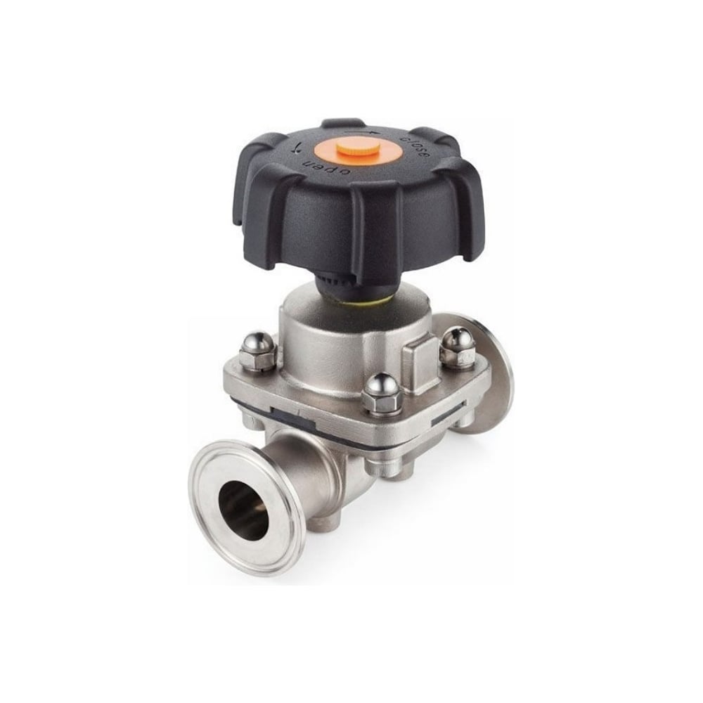 Мембранный клапан TITAN LOCK нержавеющий 316 типа clamp-clamp, DN15 DIN ...