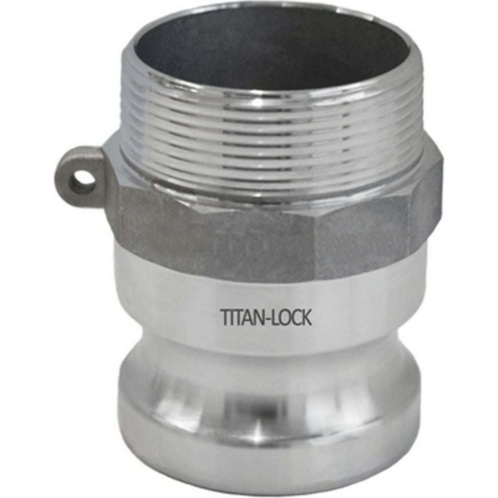 Алюминиевый камлок TITAN LOCK типа F серия EcoLine, ниппель наруж ...