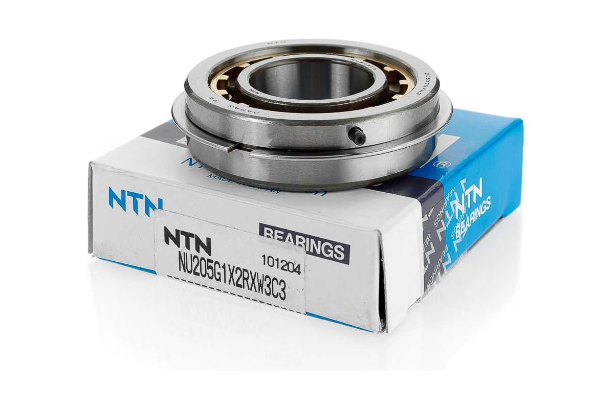 Подшипник со стопорным кольцом NTN NU 205 G1X2RXW3C3 - выгодная цена ...