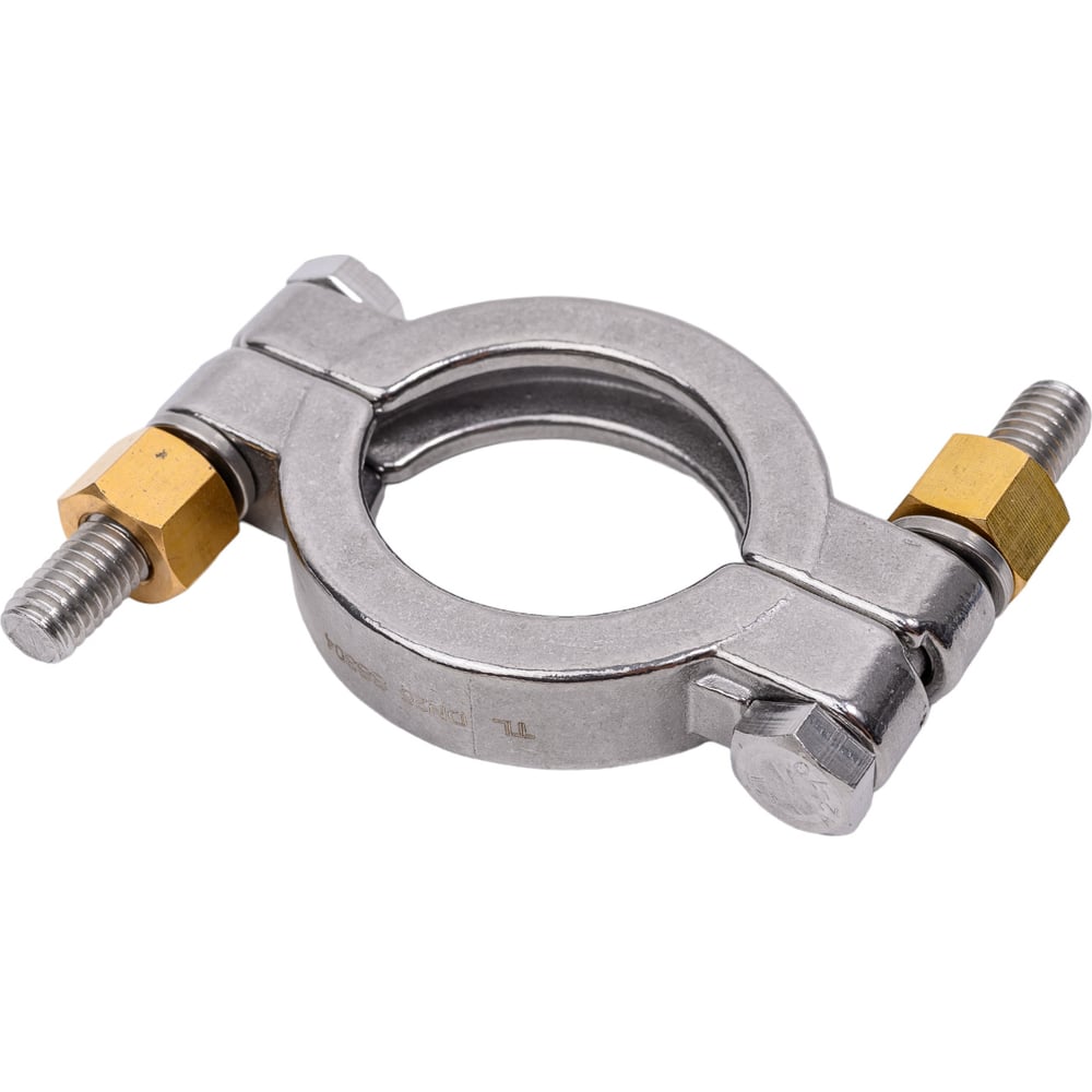 Хомут CLAMP TITAN LOCK двухболтовый, усиленный, DN25, нерж. 304, DIN ...
