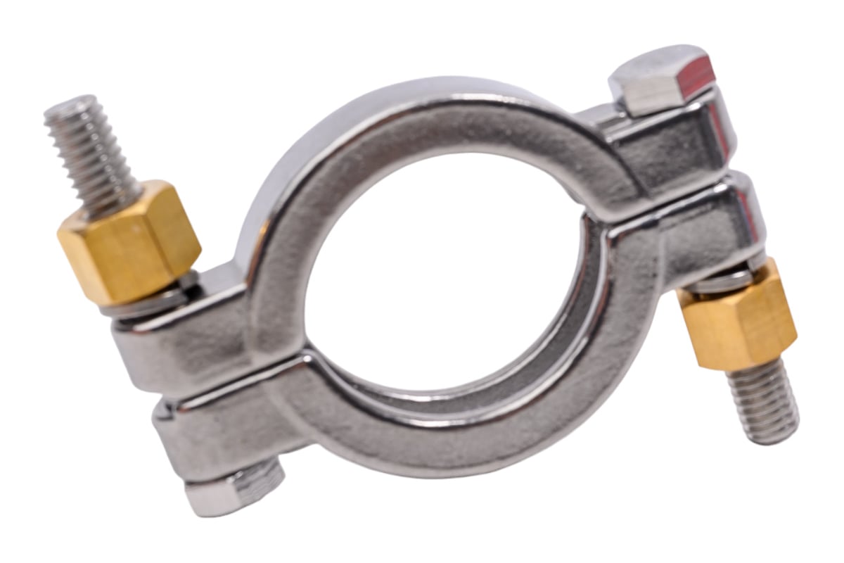 Хомут CLAMP TITAN LOCK двухболтовый, усиленный, DN25, нерж. 304, DIN ...