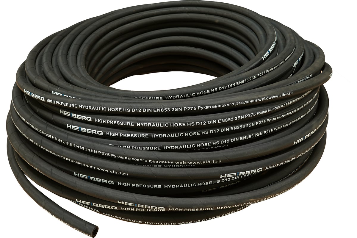 Рукав высокого давления HEIBERG Dn12 DIN EN856 4SP/4SH, 1/2",W.P. 425 ...