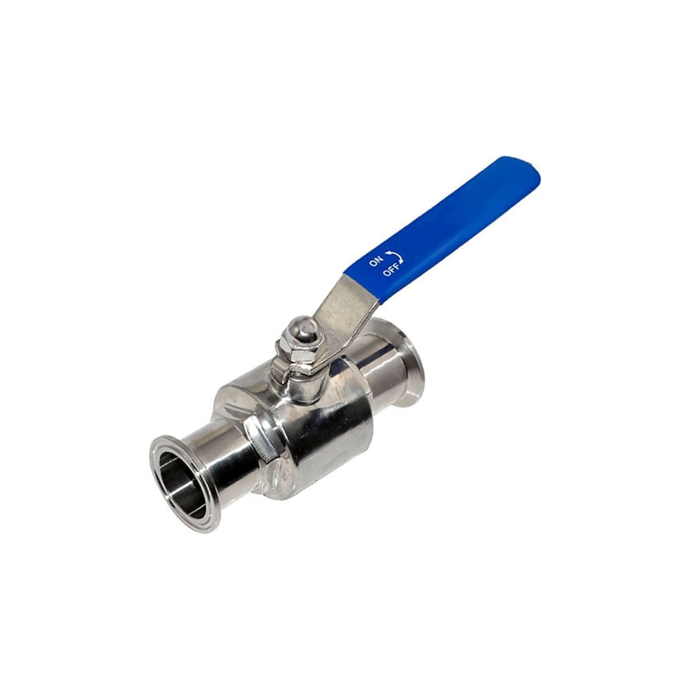 Пищевой полнопроходной шаровый кран TITAN LOCK типа "clamp-clamp" DN50 ...