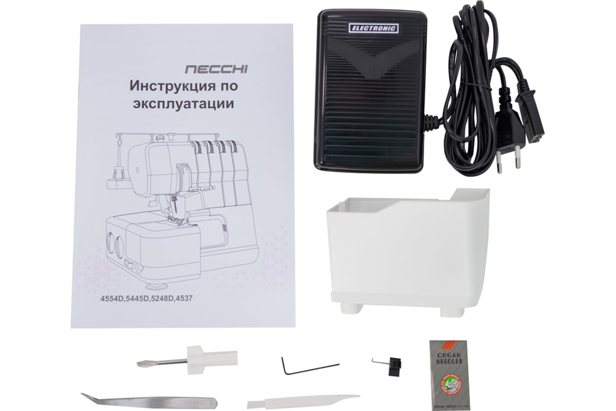 Оверлок NECCHI 4537 - выгодная цена, отзывы, характеристики, фото ...