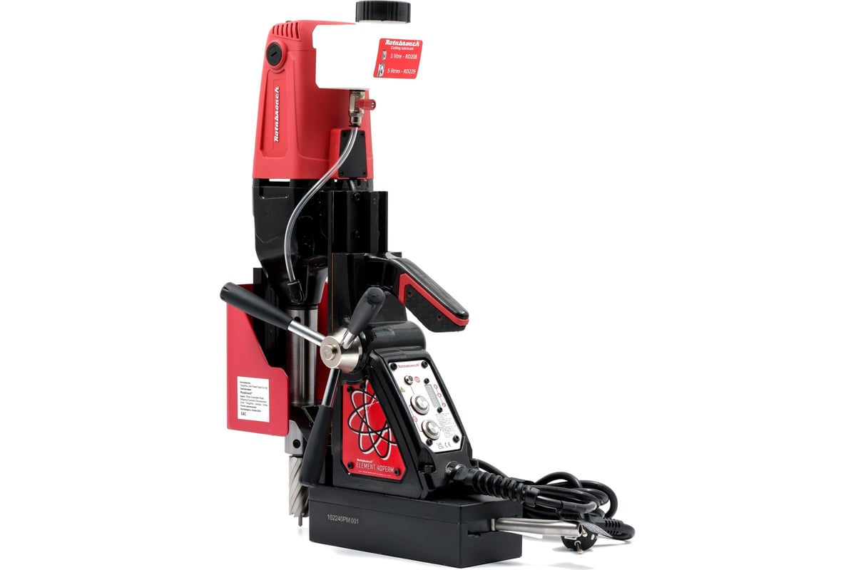 Магнитный электрический сверлильный станок Rotabroach ELEMENT 40 PM с постоянным магнитом ...