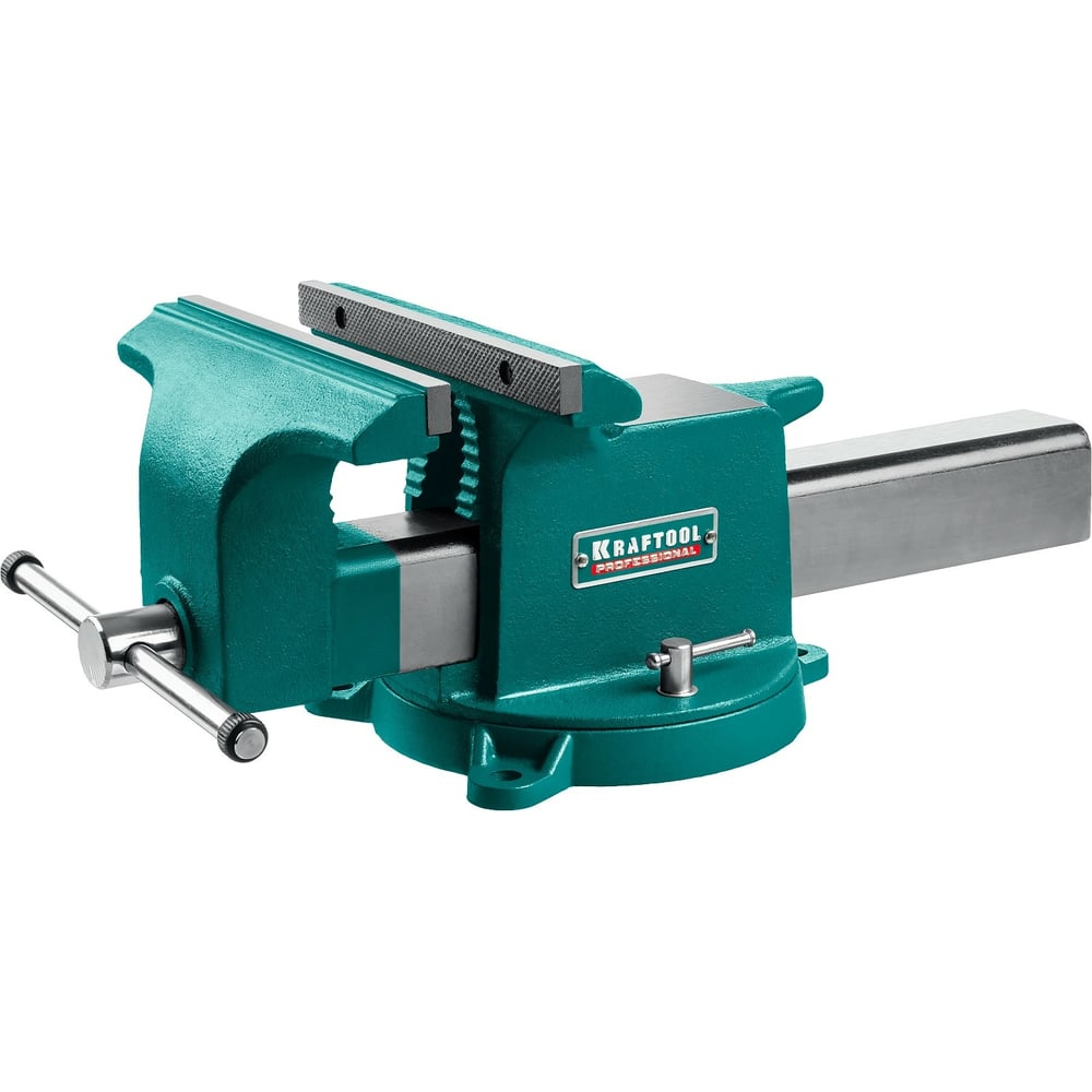 Стальные слесарные тиски KRAFTOOL Steel 250 мм 32701-250 - выгодная ...