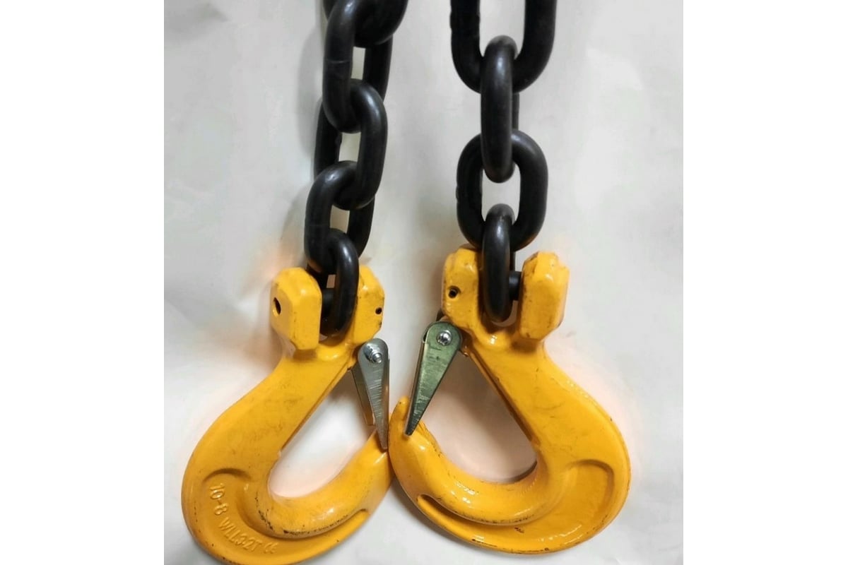 Крепежная цепь MEGASTROP ф10мм, с крюками, 12,6т х 5,0м, кл.8, цепь 10 ...