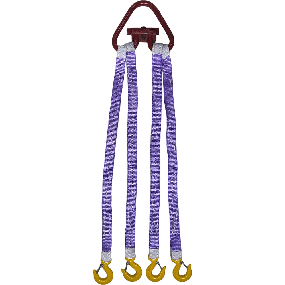 Четырехветвевой текстильный строп ТамбовТехСнаб 4СТ, 2.5 т, 3.5 м ...