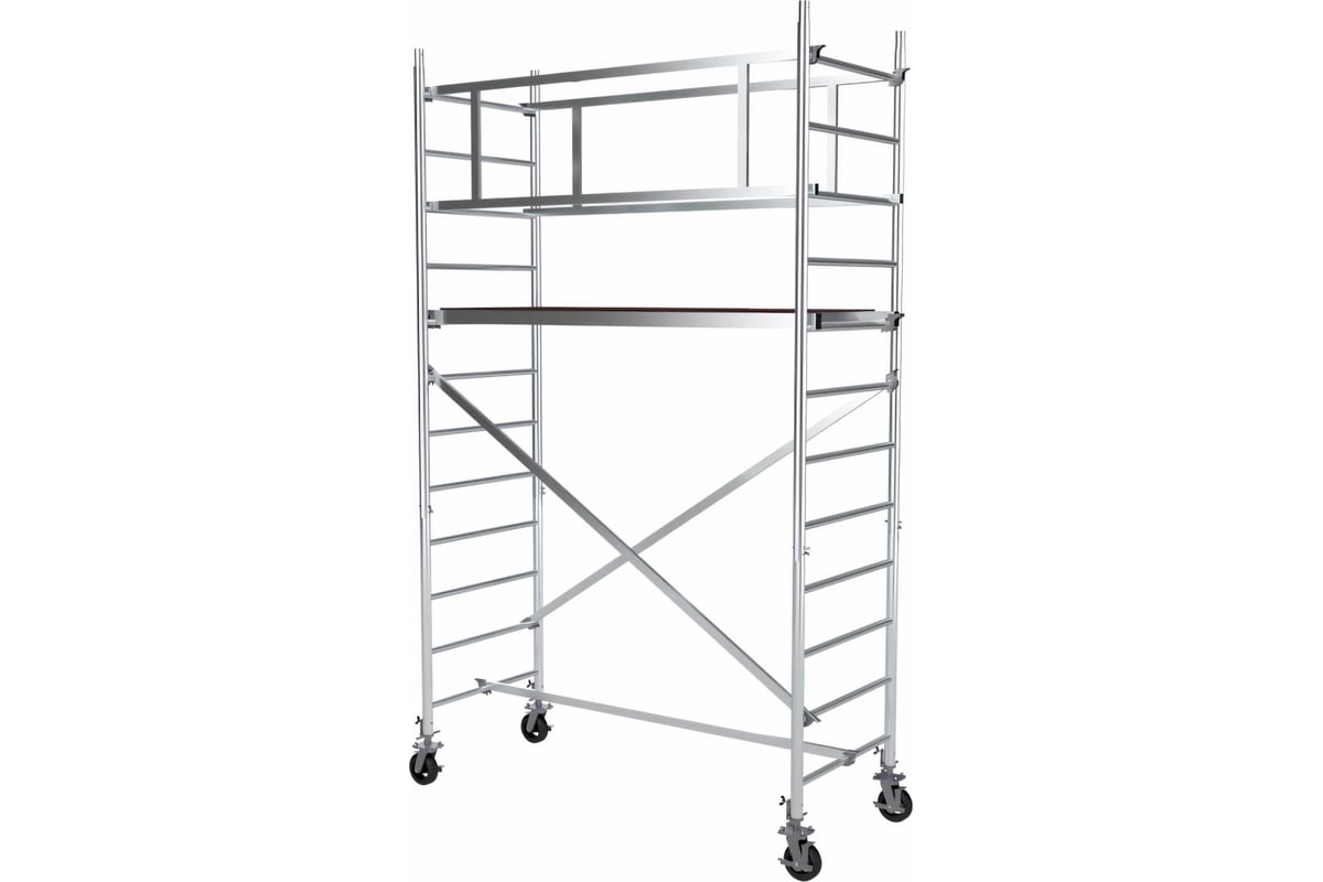 Модульная алюминиевая вышка MEGAL ВМА 700/4 4687201842729:отзывы, описание, длина, высота секции ...