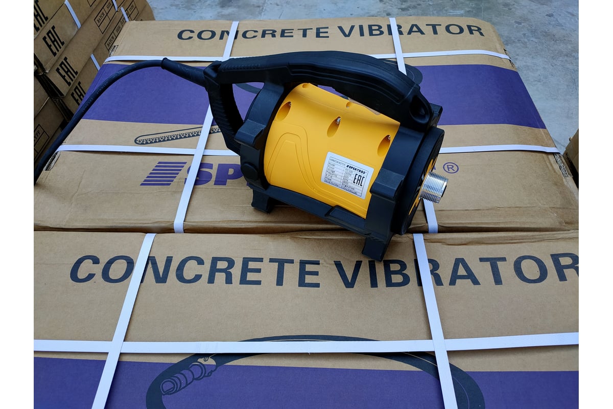 Глубинный вибратор SPEKTROS FO-230 гибкий вал 3 м, булава d 38 56676 ...