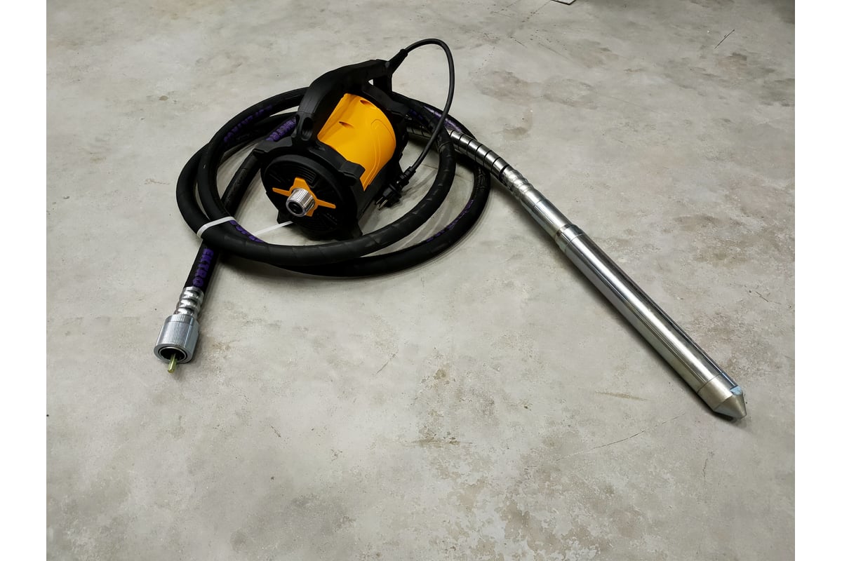 Глубинный вибратор SPEKTROS FO-230 гибкий вал 3 м, булава d 38 56676 ...