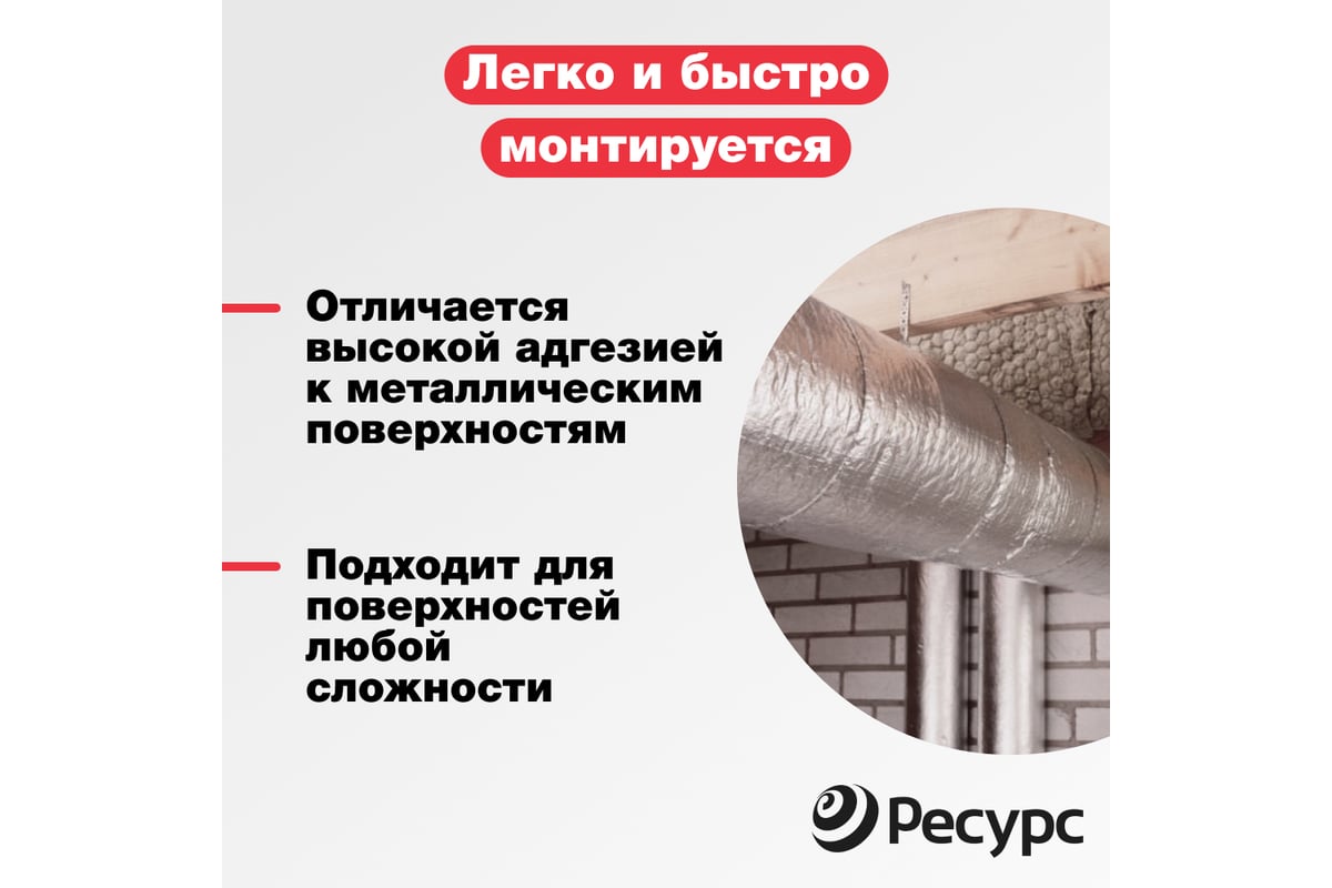Тепло-шумоизоляция воздуховодов и систем кондиционирования Алюфом ALC 3 ...