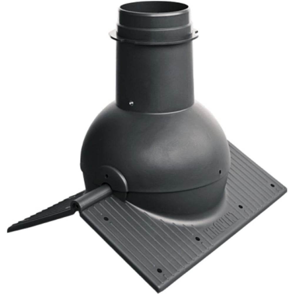 Элемент коньковый KROVENT Кrovent Pipe-Cone черный 098205 - выгодная ...