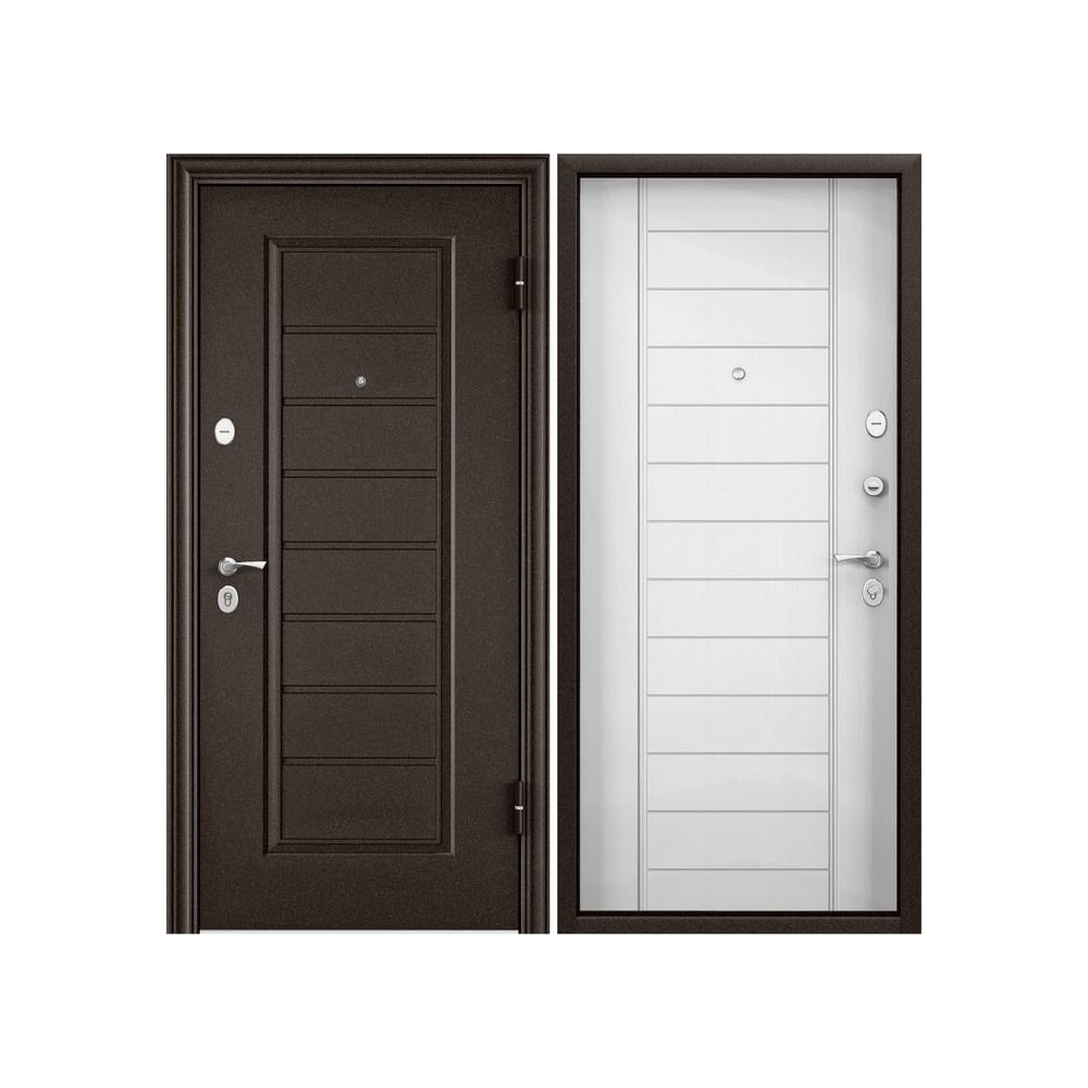 Металлическая входная дверь для квартиры Torex Flat-M 950x2050, правая ...