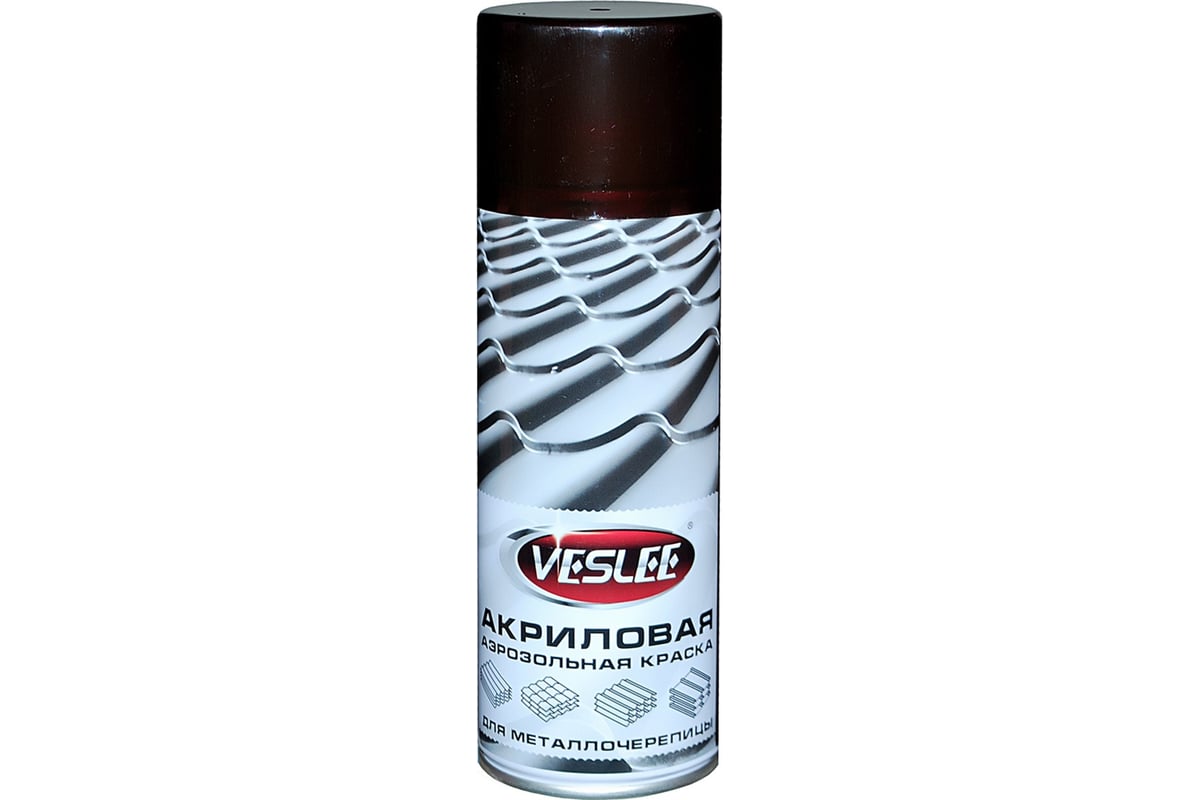 Краска для металлочерепицы Veslee шоколадно-коричневый RAL 8017 VL-P6 ...