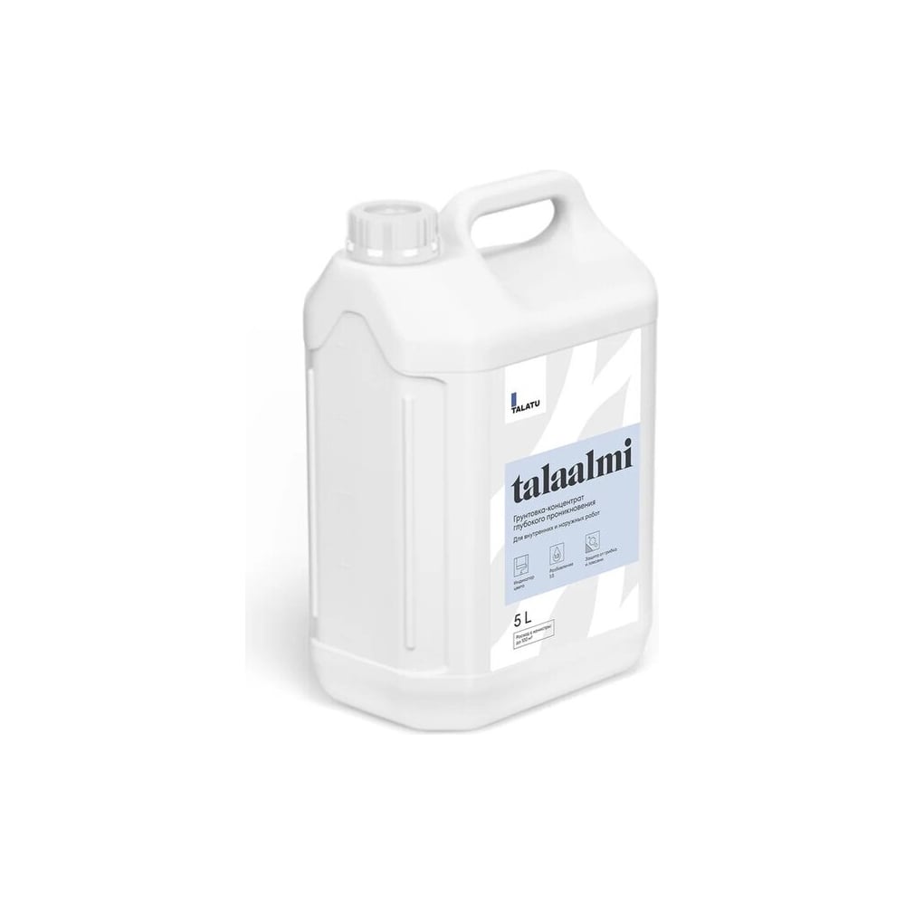 Грунтовка-концентрат TALATU глубокого проникновения talaalmi 5 л ...