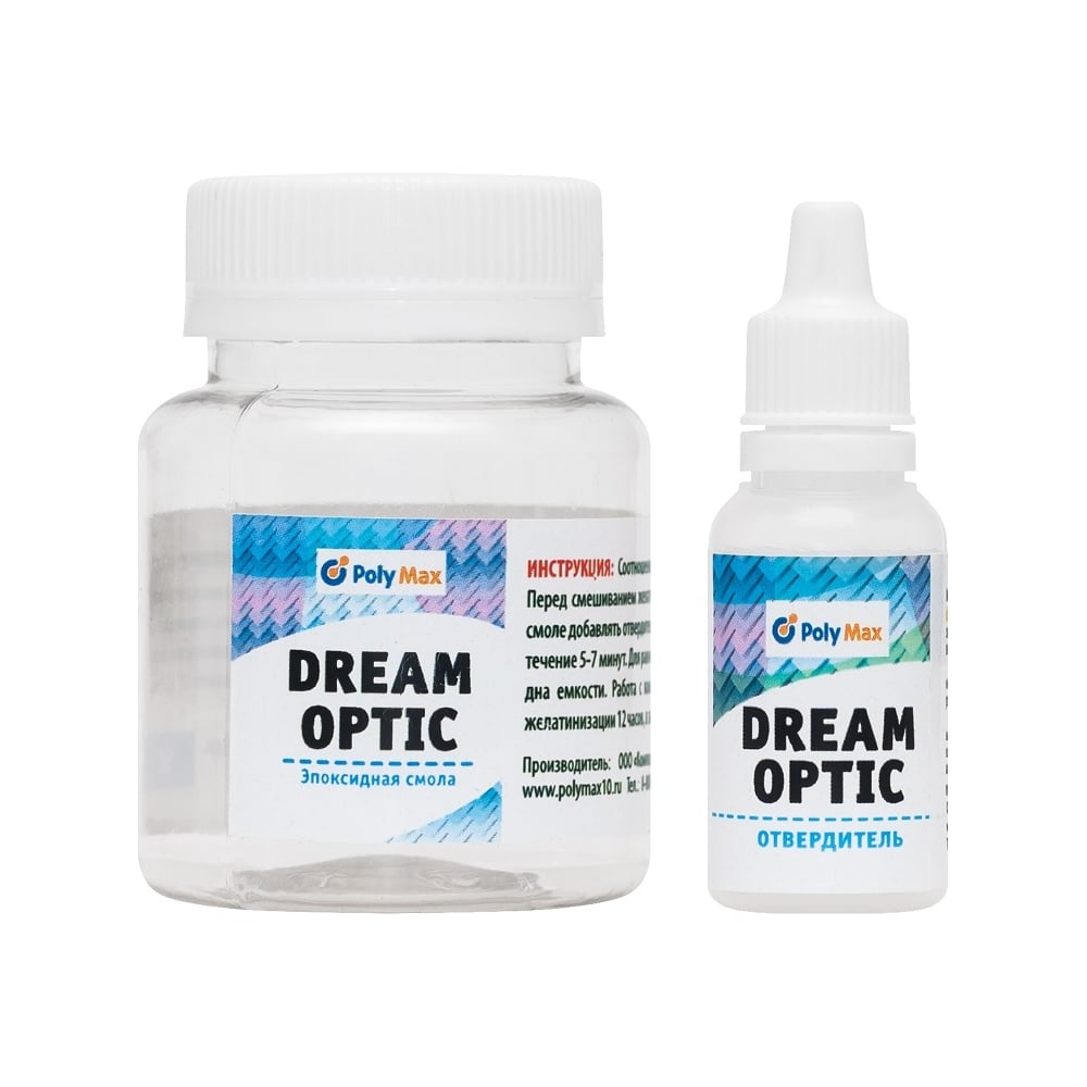 Модифицированная прозрачная эпоксидная смола Poly max Dream Optic 68 гр. DO0.68 - выгодная цена ...
