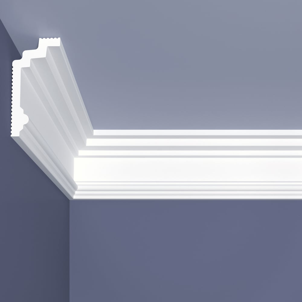 Потолочный плинтус bello deco С 6/80 80/40 00-00103994 - выгодная цена ...