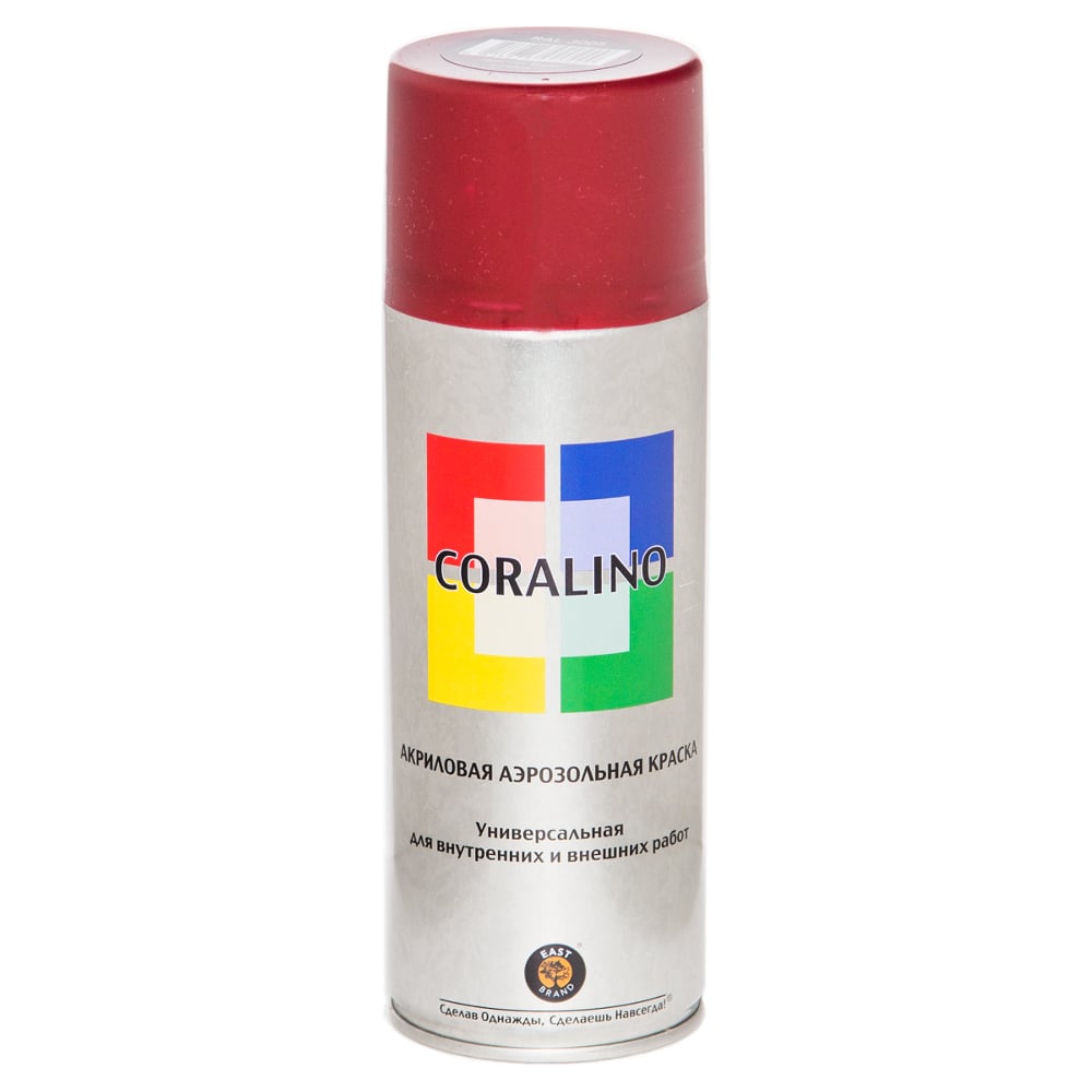 Аэрозольная краска CORALINO RAL3005 Красное вино C13005 - выгодная цена ...
