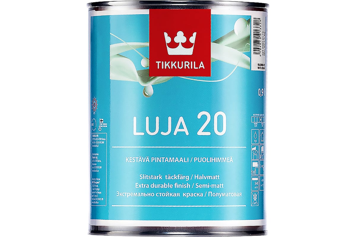 Антигрибковая краска TIKKURILA LUJA 20 для влажных помещений ...