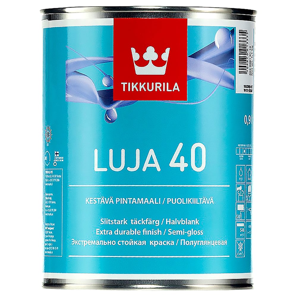 Антигрибковая краска TIKKURILA LUJA 40 для влажных помещений ...