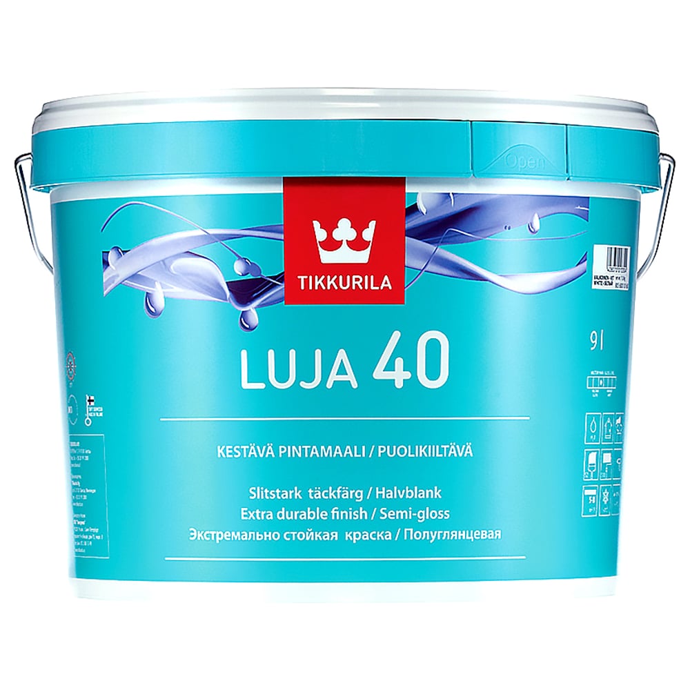 Антигрибковая краска TIKKURILA LUJA 40 для влажных помещений ...
