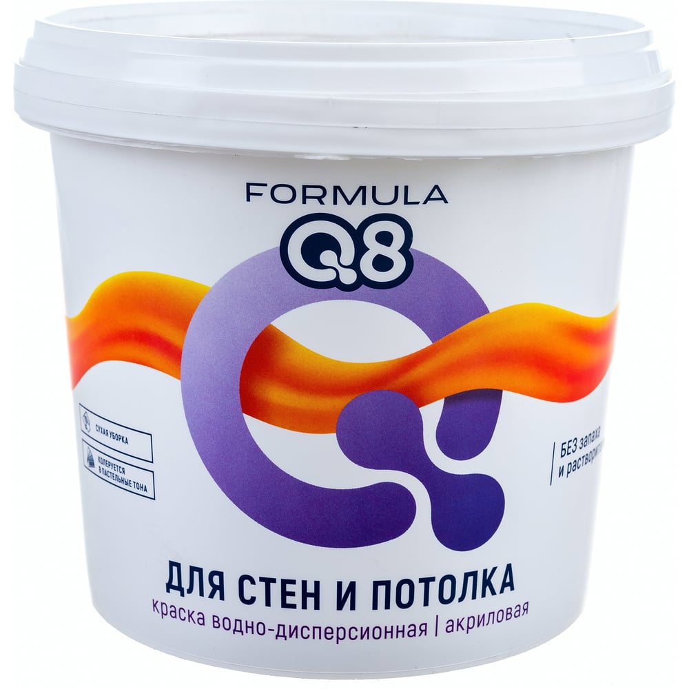 Интерьерная в/д краска Престиж 1,5 кг 8 FORMULA Q8 204030 - выгодная ...