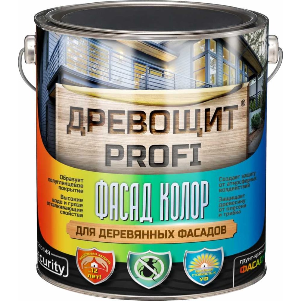 Грунт-краска с защитой от плесени и грибка для дерева Красковия ...