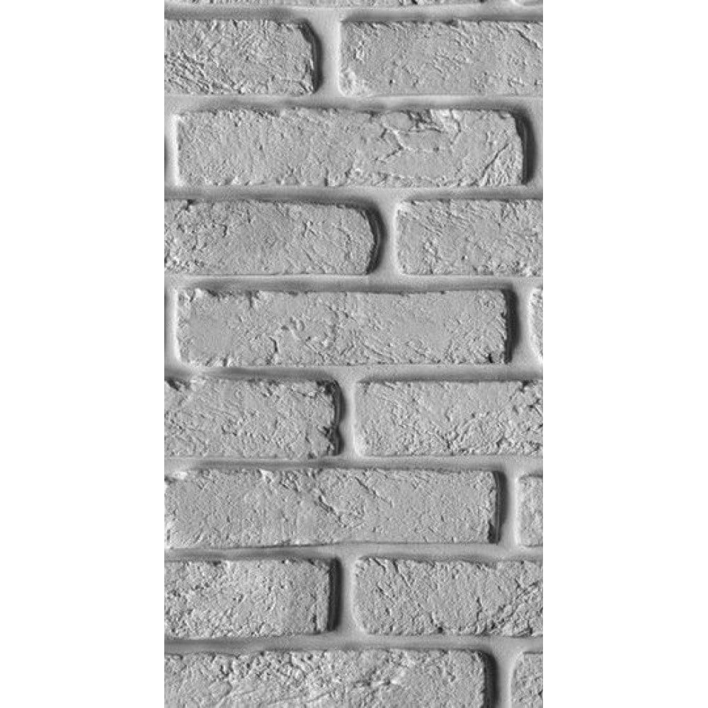 Панель AGIS Агис ПВХ термопечать № Кирпичи белые 0,25 м x 2,7 м x 8 мм ...