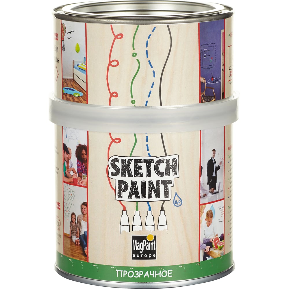 Маркерное покрытие MagPaint SketchPaint прозрачное 0,5 л SPTRG05RU ...